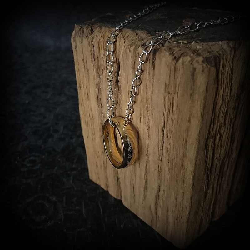 Anneau unique doré, Le Seigneur des Anneaux, en acier, bague lotr ...